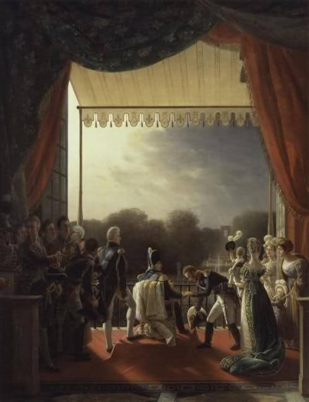 Louis Antoine de Bourbon de retour d'Espagne